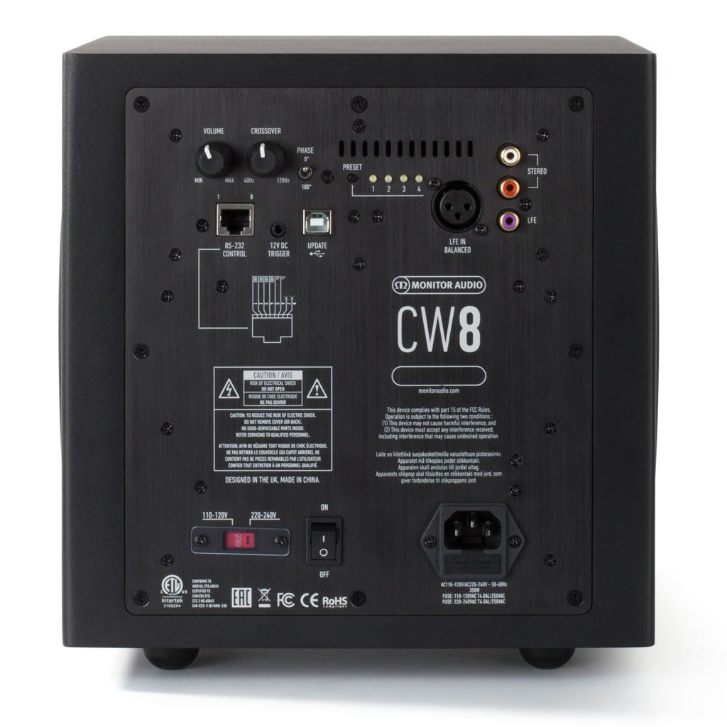 Monitor Audio CW8 - demo